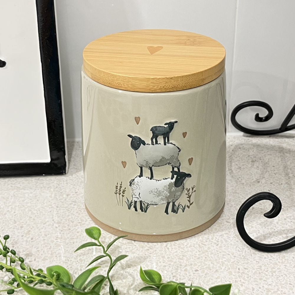 Highland Sheep Canister – Evelyn and Owl