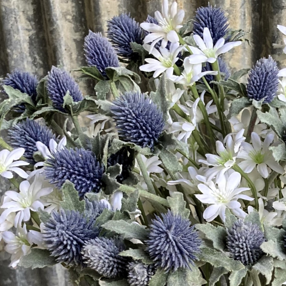Thistle Spray - blue – Evelyn and Owl