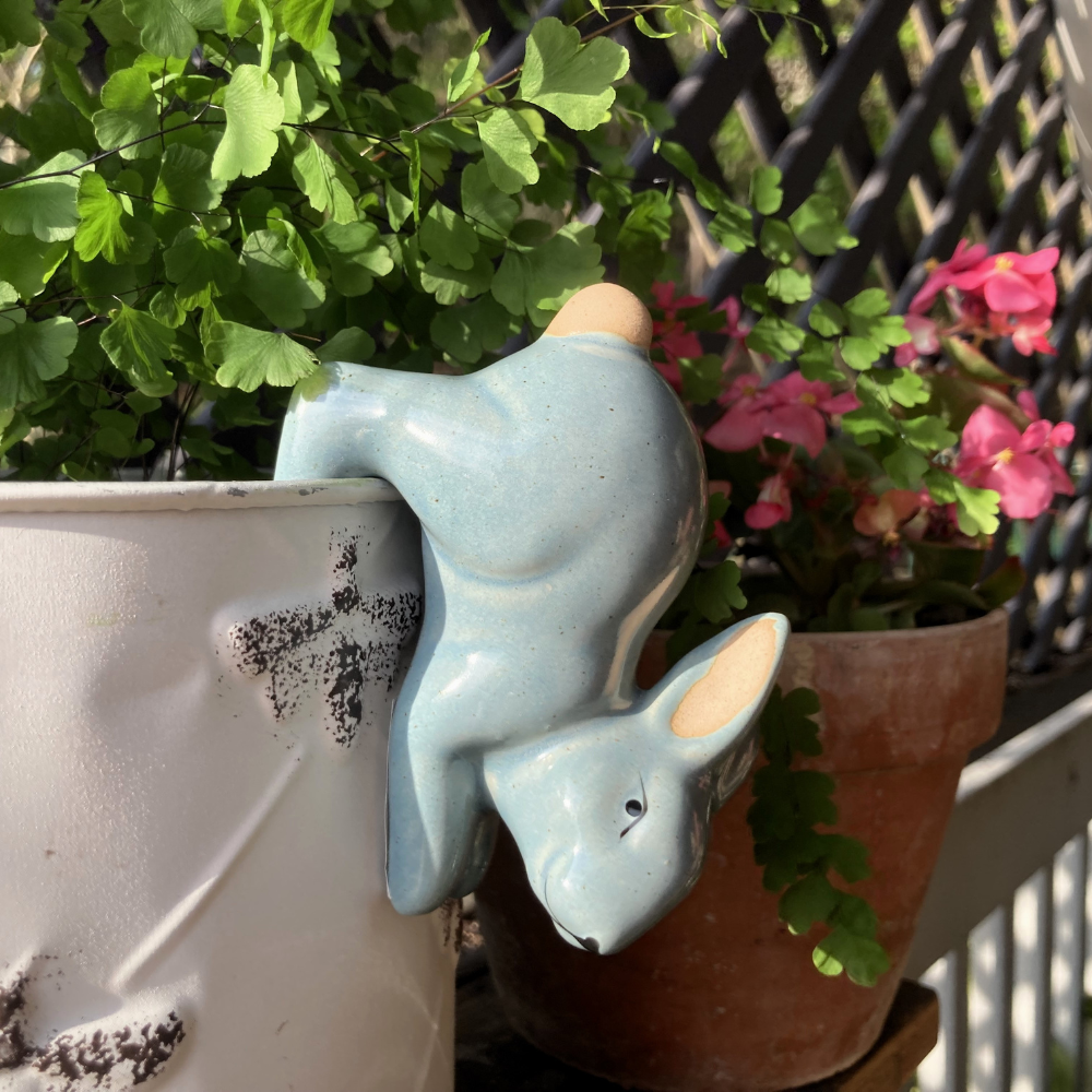 Rabbit Pot Sitter – Evelyn and Owl
