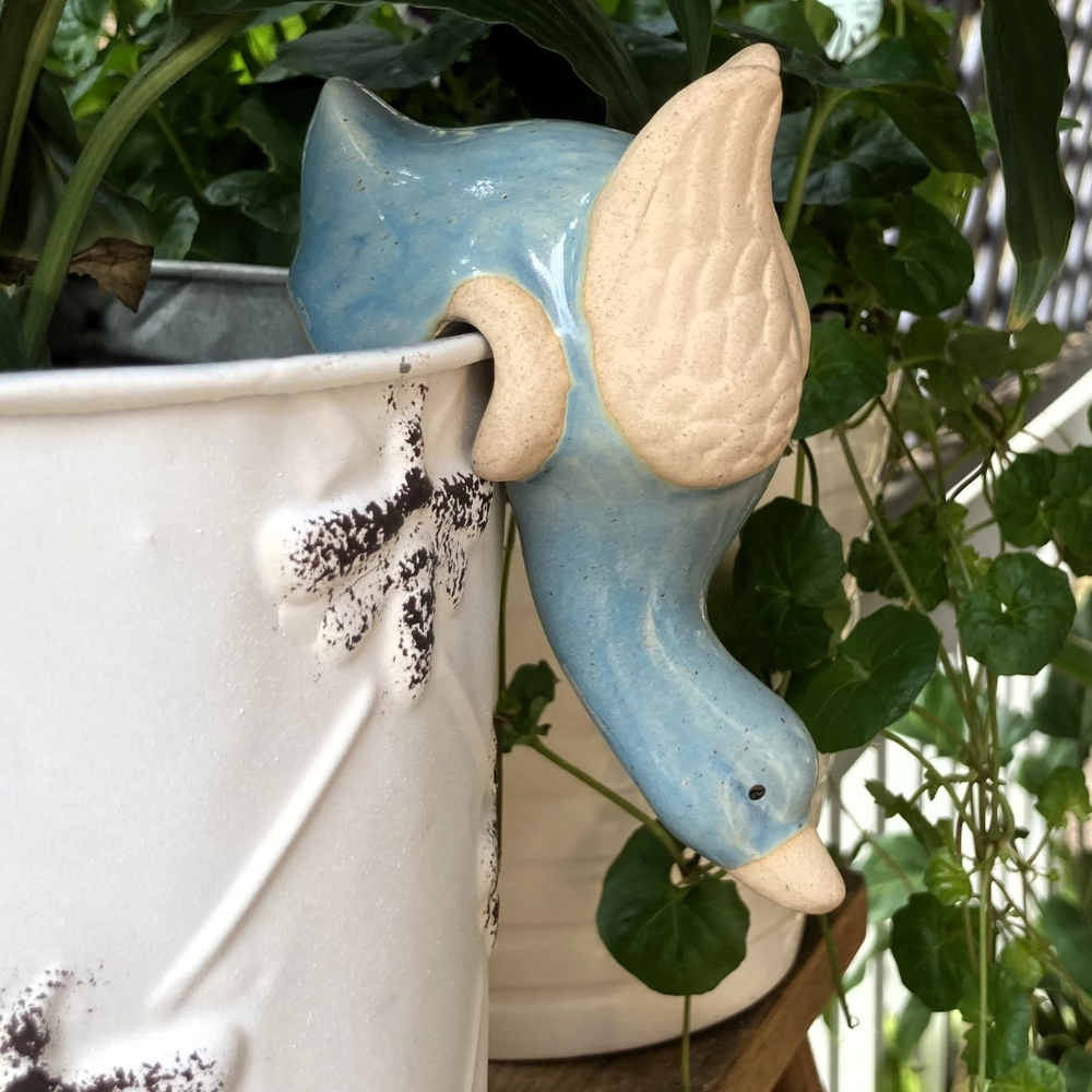 Goose Pot Sitter - blue – Evelyn and Owl