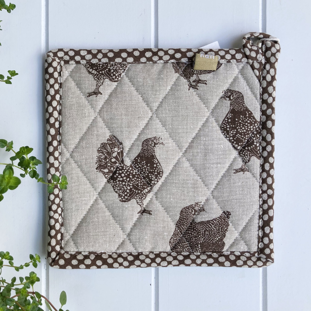 Henrietta Pot Holder - earth brown – Evelyn and Owl