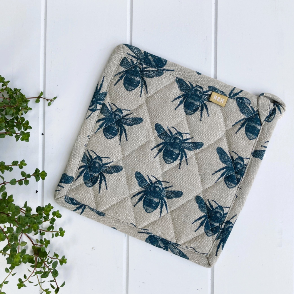 Abby Bee Trivet - blue – Evelyn and Owl