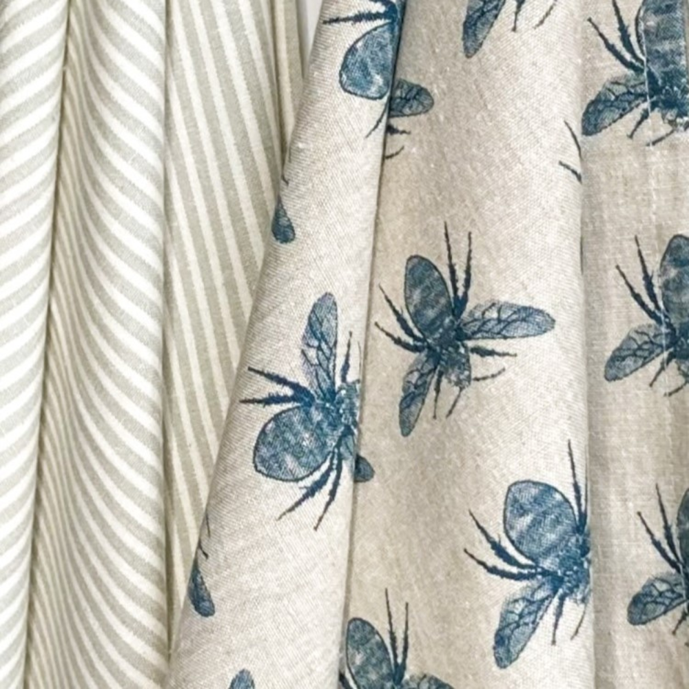 Abby Bee Tea Towel 2 pack - blue – Evelyn and Owl